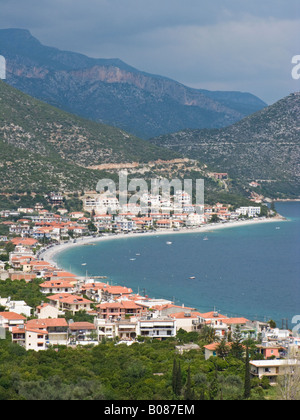 Paralia Tyrou resort, Arcadia, Peleponnese, Greece Stock Photo - Alamy