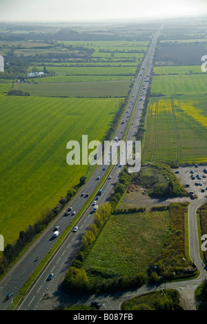 aerial view of A127 Stock Photo - Alamy