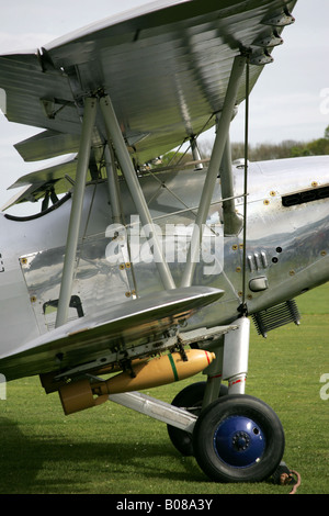 Hawker Hind 1930s Royal Air Force light bomber plane of the inter-war ...