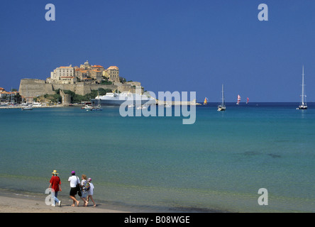 Strand of Calvi, Corsica, France Stock Photo - Alamy