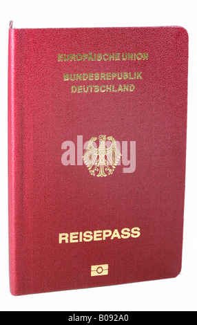 German EU passport with biometric chip Stock Photo - Alamy