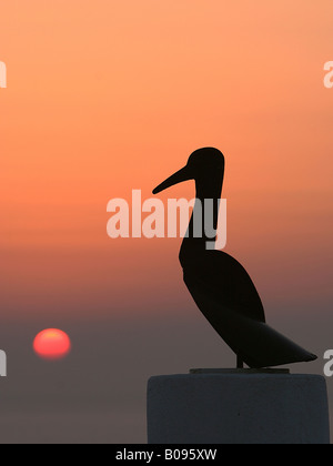 A Greek Sculpture in Oia on the Island of Santorini, Greece Stock Photo ...