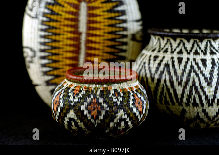 Hand made Embera craft for sale at the Embera Puru Village in Panama ...