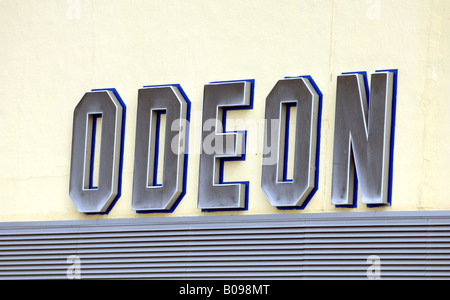 Odeon cinema sign in Brighton UK Stock Photo - Alamy