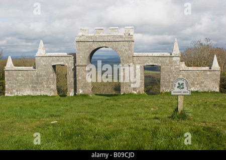 Grange Arch also known as Creech Folly located on Ridgeway Hill near ...
