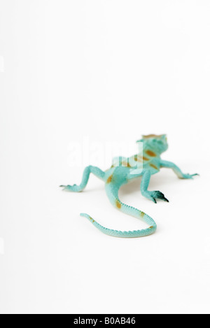 Plastic lizard, rear view Stock Photo - Alamy