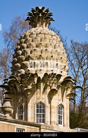 The Pineapple, architecture at a unique folly in Central Scotland Stock ...
