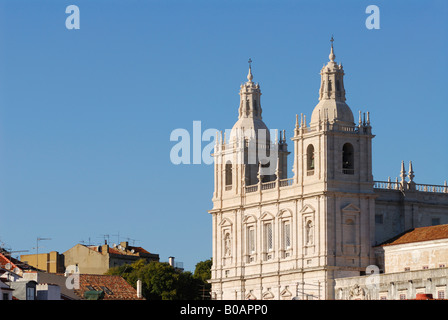 The Church of Sao Vicente in Alfama in the City of Lisbon in Portugal ...