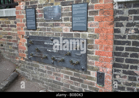 Imperial measurements, royal observatory, Greenwich, London UK Stock ...