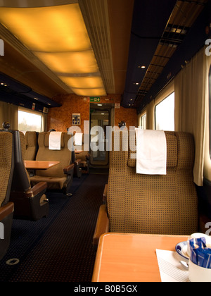 First Class Rail Carriage Stock Photo - Alamy