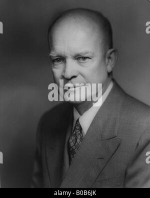 Dwight D Eisenhower, the 34th President of the USA, c.1950-1960 Stock ...