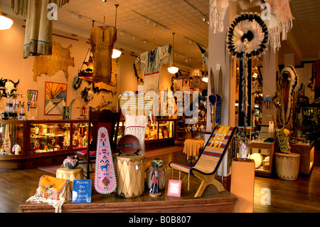 Prairie Edge Trading Post and Native American Art Gallery sign on Main ...