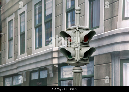 Fake traffic lights at a set of Hollywood Studios at Disney Stock Photo ...