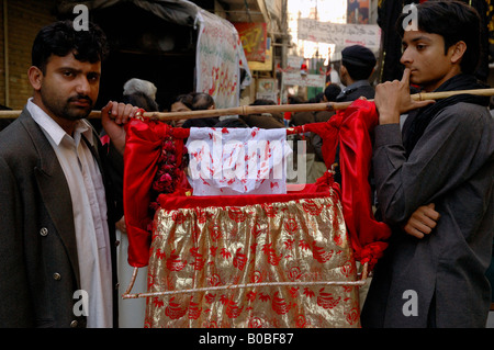 Ashura Day Celebration. 10th Muharram. Lahore, Pakistan. Flagellation ...