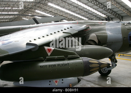 Cold War Weapons, RAF Museum, London, UK. This is the Hunting JP233 ...