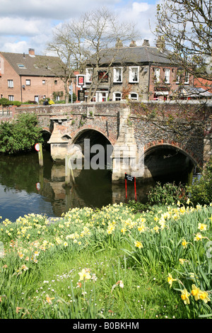 Bishop Bridge Norwich Stock Photo - Alamy