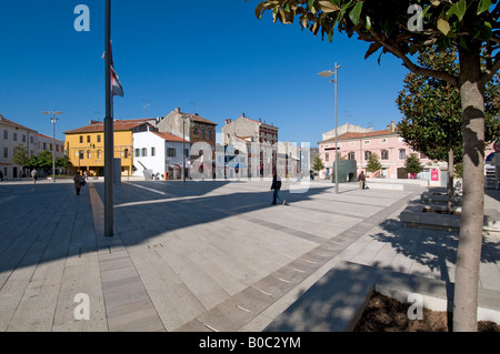 Liberty square view in Porec, Croatia Stock Photo - Alamy
