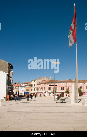 Freedom square in Porec. Croatia Stock Photo - Alamy