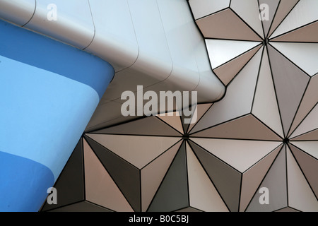 Epcot Center Globe geometric patterns and details. For Editorial Use ...