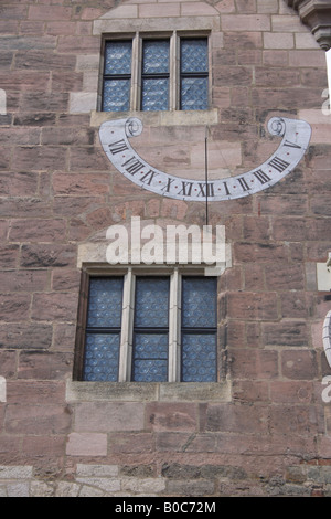 Sundial on old building Nuremberg Germany Nurnberg Deutschland Europe ...