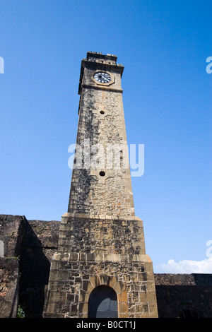 Clock Tower at Historic Galle Fort Stock Photo - Alamy