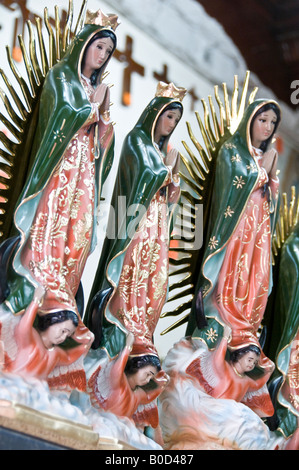 Statues in honour of the revered Virgin of Guadalupe. Seen throughout ...