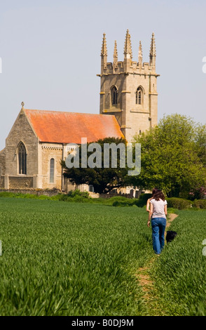 St Andrews Church, Sempringham, Lincolnshire. Medieval church & site of ...