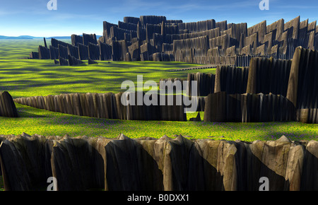 Representation of landscape Stock Photo - Alamy