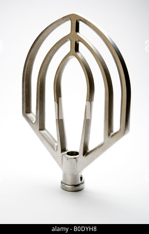 A blending head for a commercial mixer on a white background Stock ...