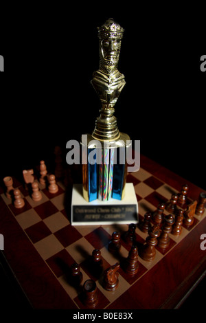 The King - Chess Trophy Stock Photo - Alamy