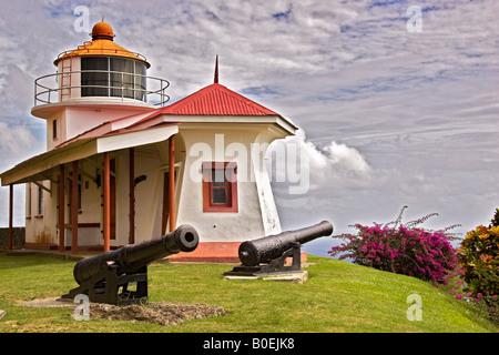 Lighthouse At Fort King George Tobago West Indies Stock Photo - Alamy