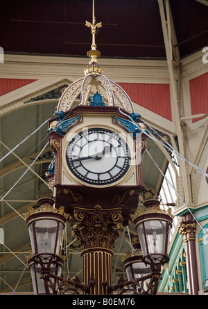 Halifax Indoor Market tower clock Stock Photo - Alamy