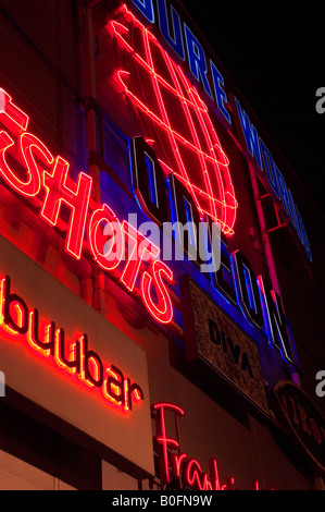 Neon Signs Out Side The Odeon Leisure World Southampton Hampshire ...
