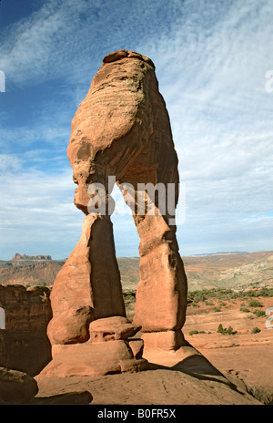 Delicate Arch side view Stock Photo - Alamy