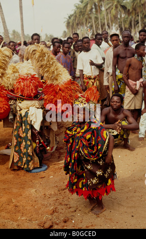 Ouidah, Benin, Voodoo festival in the center of Ouidah on 10 january ...