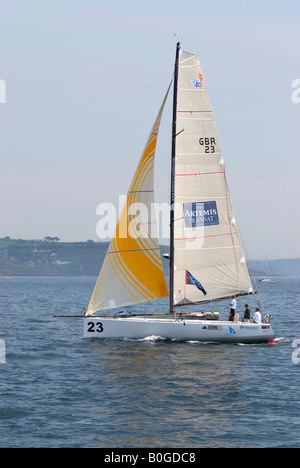 Class 40 racing yacht Clarke Offshore Racing skippered by Simon Clarke ...