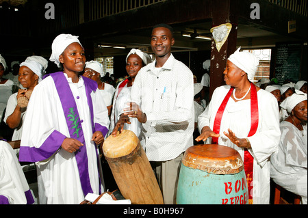 Women in traditional dress, Douala, Cameroon, Africa Stock Photo - Alamy