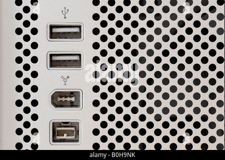 Two firewire ports Stock Photo - Alamy