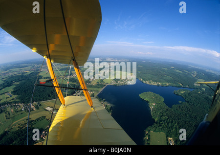 Interior view of the cockpit of a *De Havilland Canada DHC-2 Beaver ...