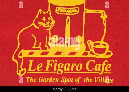 Le Figaro Cafe on Bleecker Street Greenwich Village Downtown Manhattan ...