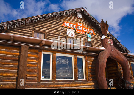 The Museum Club Historic Route 66 Flagstaff Arizona USA Stock Photo - Alamy