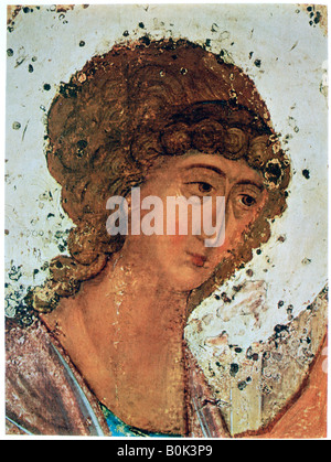 Trinity, Russian Icon, religious art, saint, city museum Pskov, Russia ...