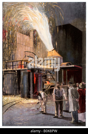 Bessemer converter, 1900 Stock Photo - Alamy