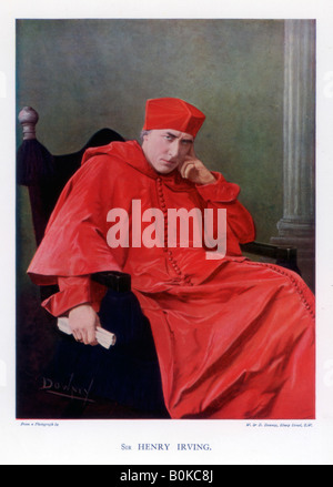 Sir Henry Irving - British actor in role of Mephistopheles in 'Faust' 6 ...