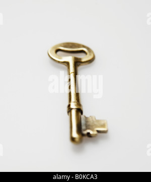 Single house key Stock Photo - Alamy