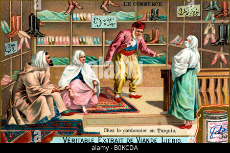 19th Century Shoemakers Shop Stock Photo - Alamy