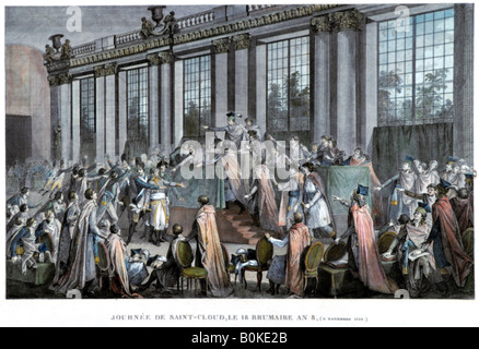 'The coup d'état of the 18th Brumaire (9th November), 1799', 19th ...