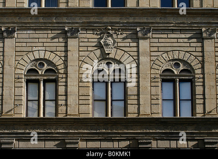 Leon Battista Alberti palais Rucellai architecture Stock Photo - Alamy