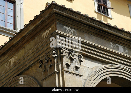 Leon Battista Alberti loggia Rucellai architecture Stock Photo - Alamy