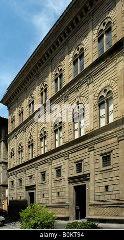 Leon Battista Alberti palais Rucellai architecture Stock Photo - Alamy